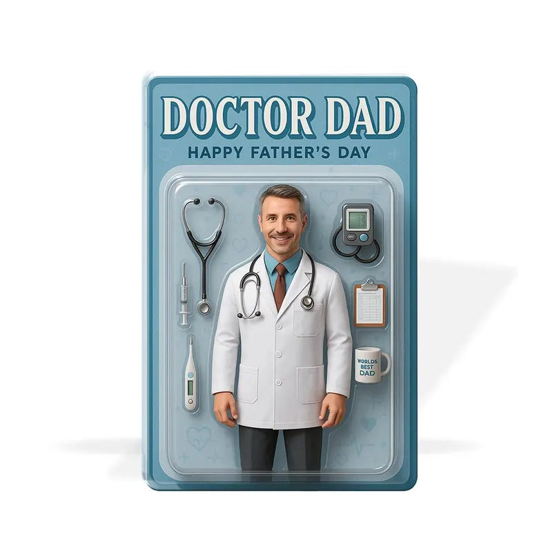 Personalized Doctor Dad Acrylic Block – Father's Day Gift for Medical ...