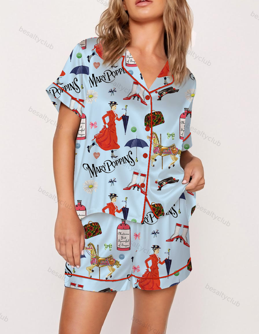 Vintage Mary Poppins Satin Pajama Set – RAMIREZ ADVISORY LLC